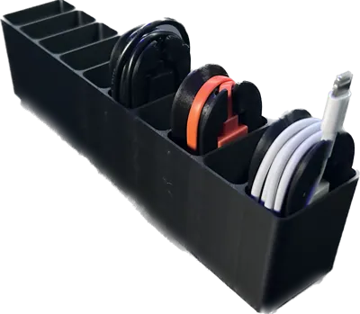 USB Cable Storage Organizers Remixed by K2_Kevin MakerWorld: Download ...