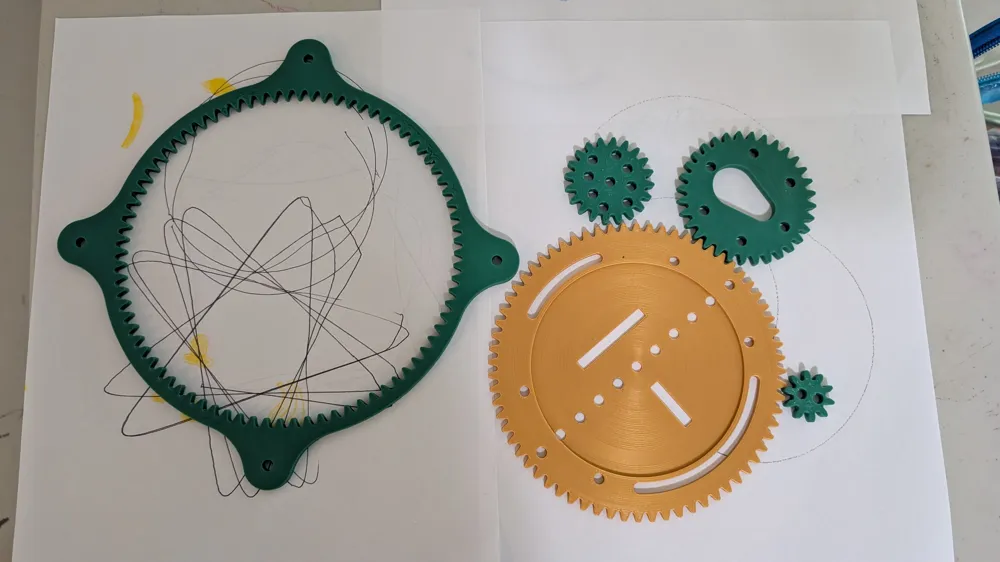 Spirograph like Drawing Template by InnovatorBeerJrMakerWorld: Download ...