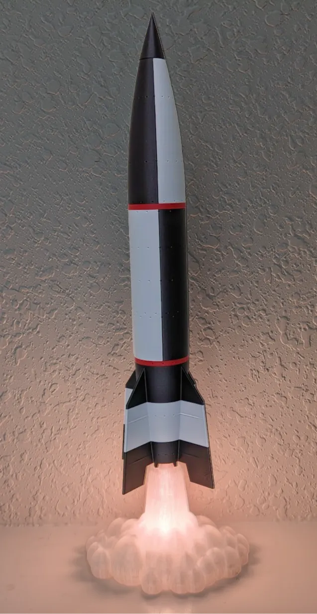 Light-up Rocket Launch | V-2 Rocket from WWII by Rexi Labs MakerWorld ...