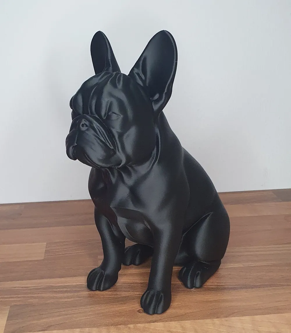 Sculpture "French Bulldog" - Free 3D Print Model - MakerWorld