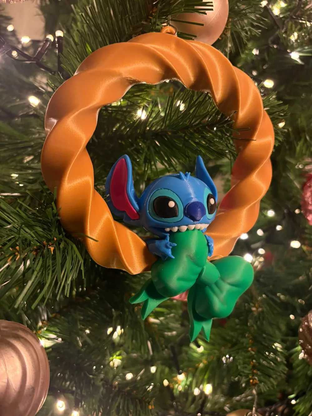 Stitch-style wreath by Valkyrie Forge MakerWorld: Download Free 3D Models