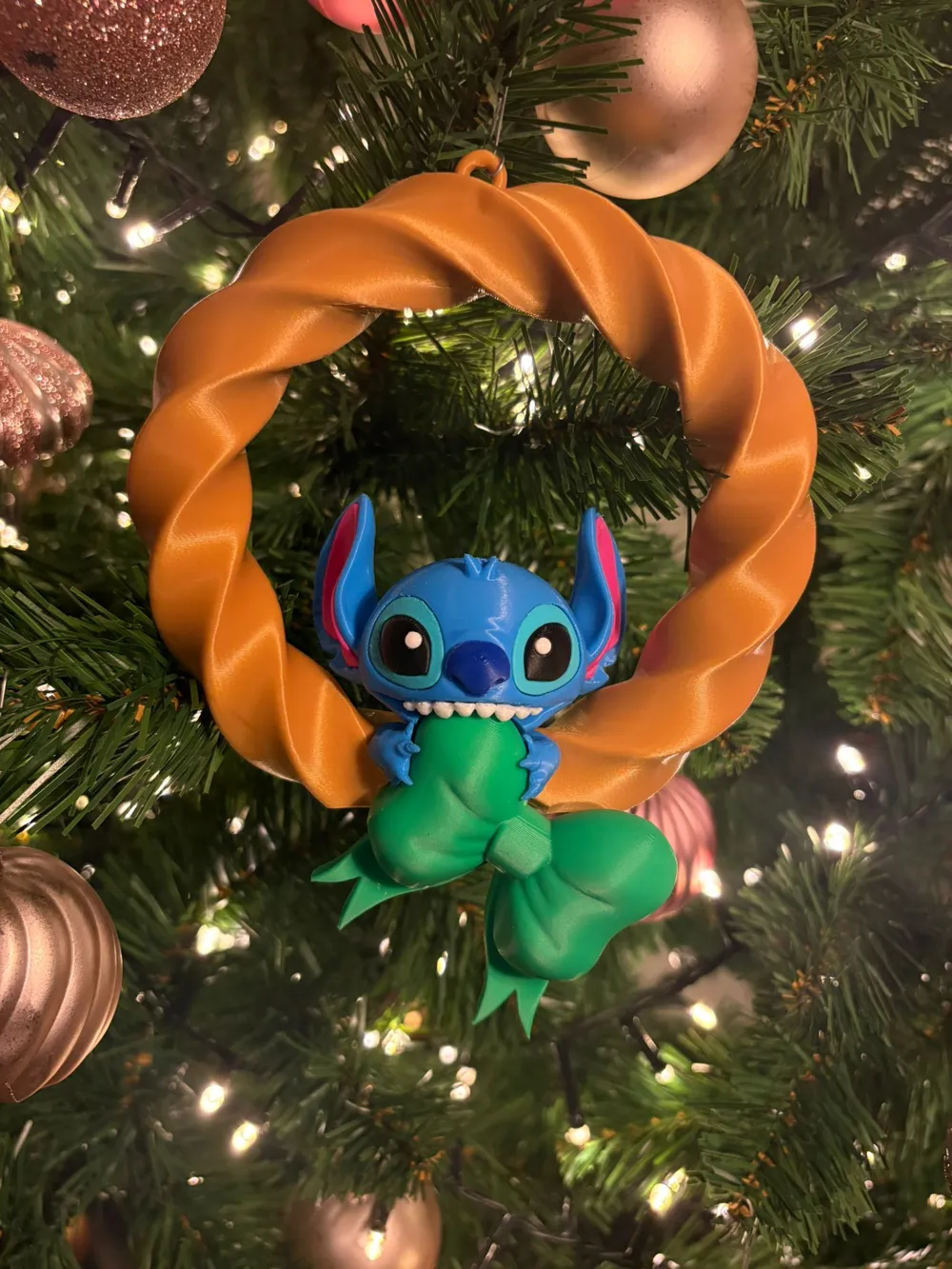 Stitch-style wreath by Valkyrie Forge MakerWorld: Download Free 3D Models