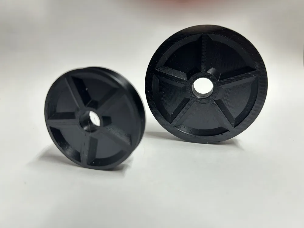 Pulley / Rope Deflection Pulley parametric - Free 3D Print Model ...