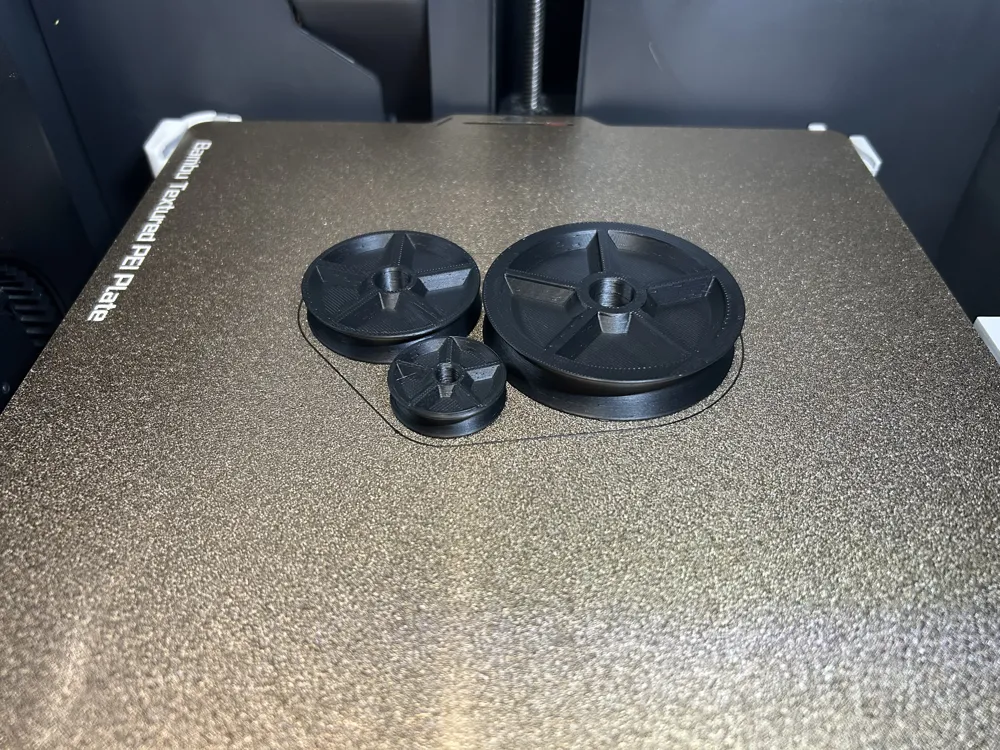 Pulley / Rope Deflection Pulley parametric - Free 3D Print Model ...