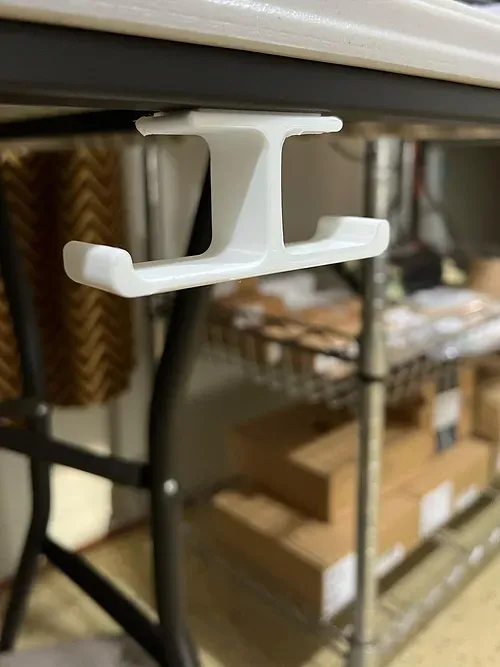 3D Printed Under-Desk Headphone Stand Mount Holder by Nicholas Mootoo ...