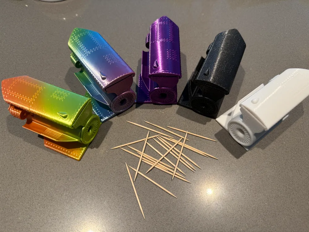 Print in Place - Toothpick Dispenser - V5.44 by GmD MakerWorld ...