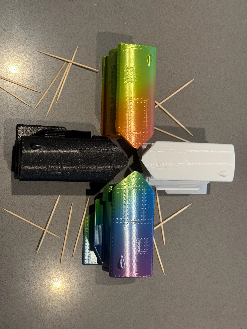 Print in Place - Toothpick Dispenser - V5.44 by GmD MakerWorld ...