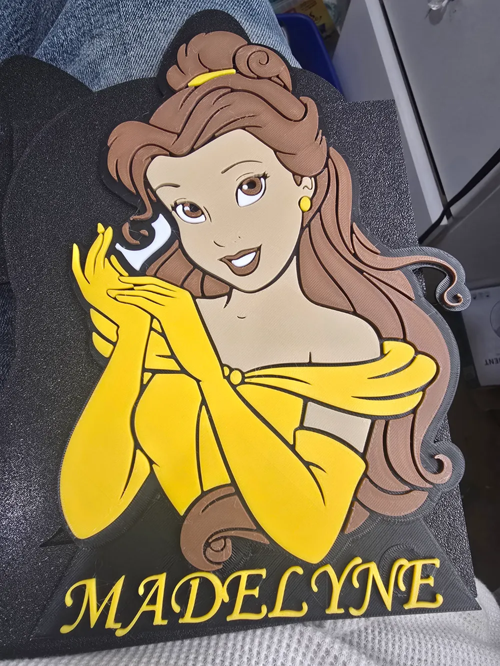 Customize Belle name plate - Free 3D Print Model - MakerWorld