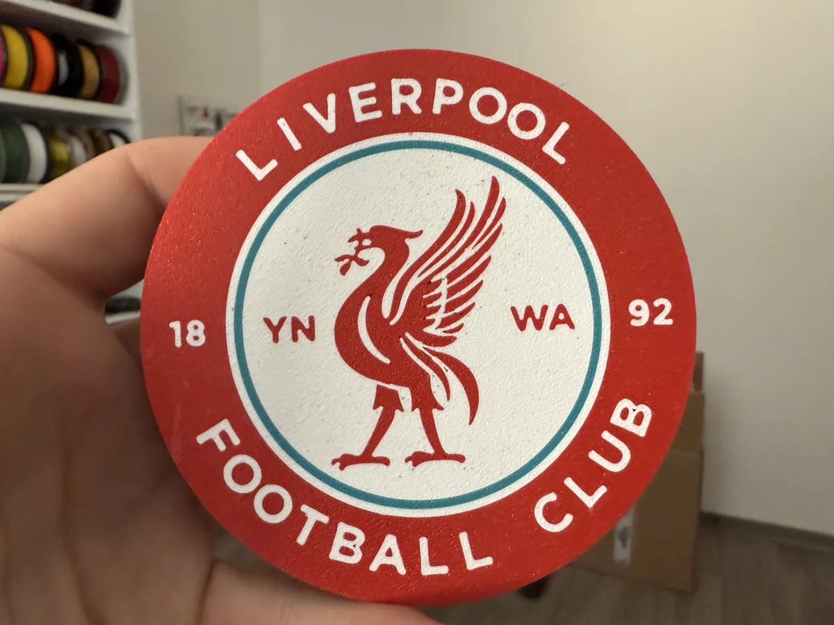 Liverpool FC coaster by jakubhroch MakerWorld: Download Free 3D Models