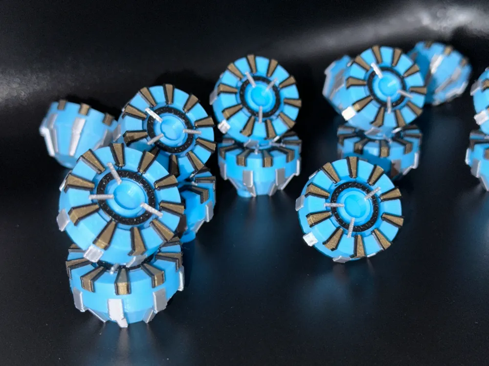 Mini Arc Reactor Keychain - Iron Man Movie by Eternity Labs - MakerWorld