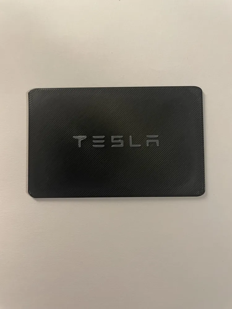 Tesla Key Card - Free 3D Print Model - MakerWorld