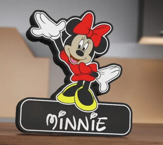 Minnie Mouse Lightbox by dalet11 MakerWorld: Download Free 3D Models