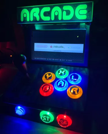 Arcade Sr -Mini Arcade Cabinet full size joystick by p0tty MakerWorld: Download Free 3D Models