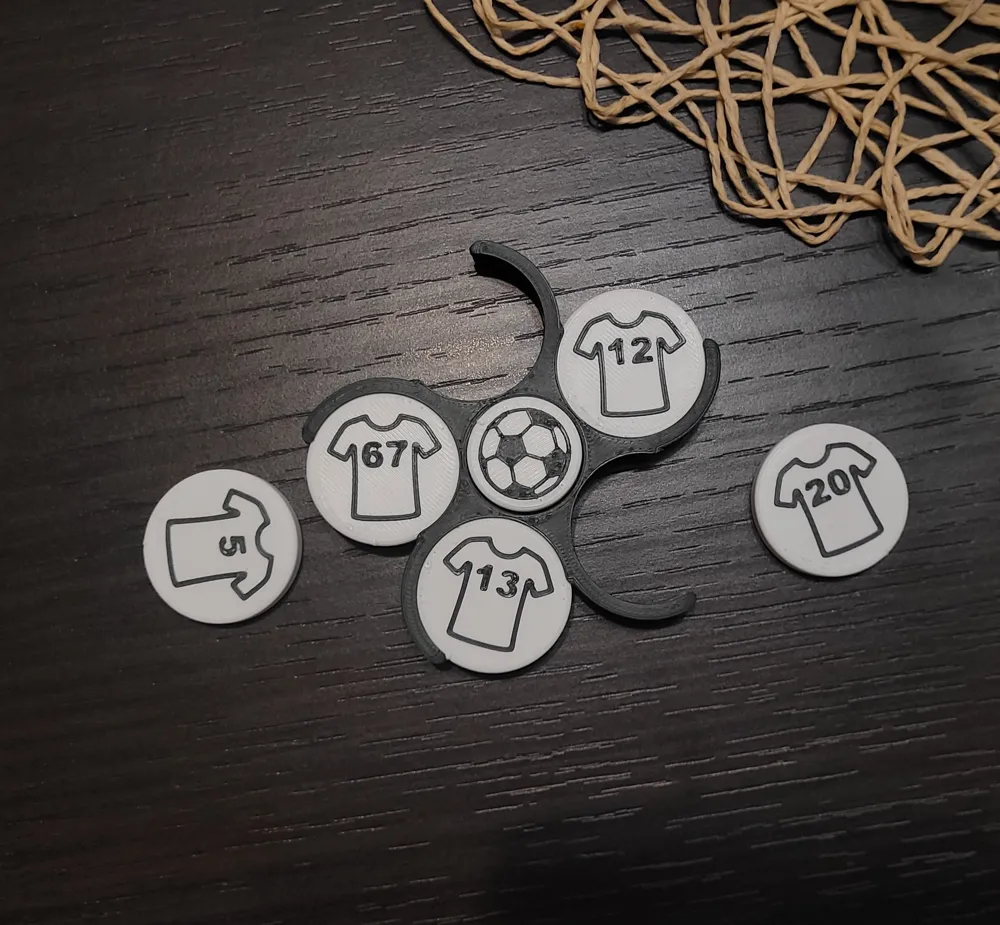 Button Football - Free 3D Print Model - MakerWorld