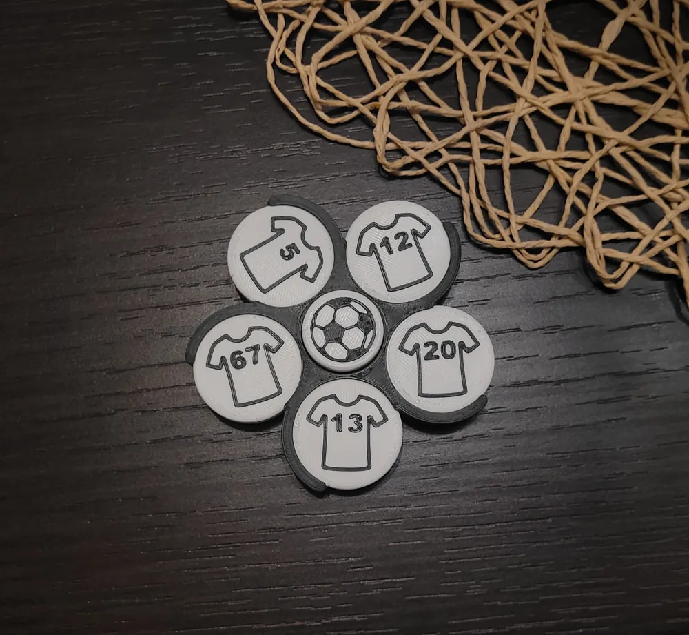 Button Football - Free 3D Print Model - MakerWorld