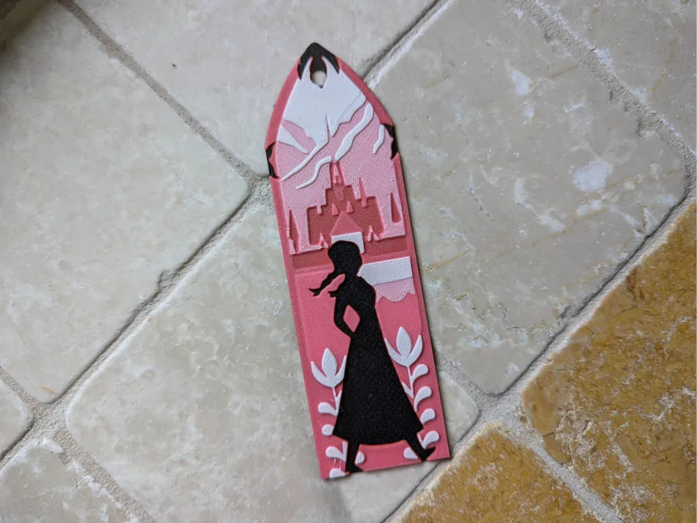 Anna - Frozen Bookmark Hueforge by suaimondi - MakerWorld
