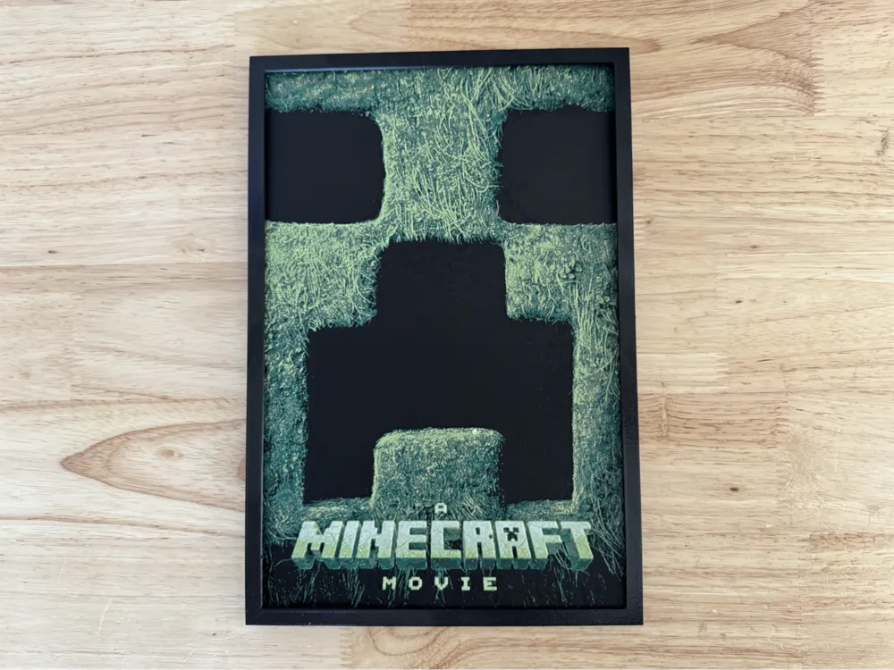Minecraft Movie Poster 2 Creeper Hueforge 5 color by tooling_lee ...