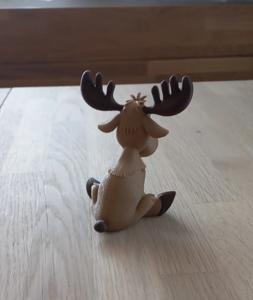 Grumpy Moose - Free 3D Print Model - MakerWorld