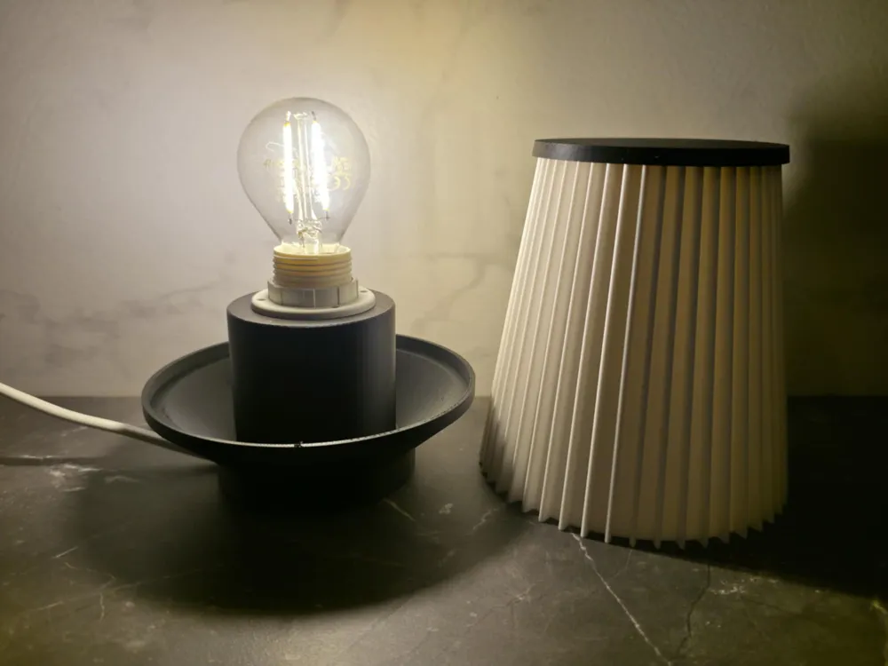 E14 / LED 001 - Air Filter Lamp - Free 3D Print Model - MakerWorld