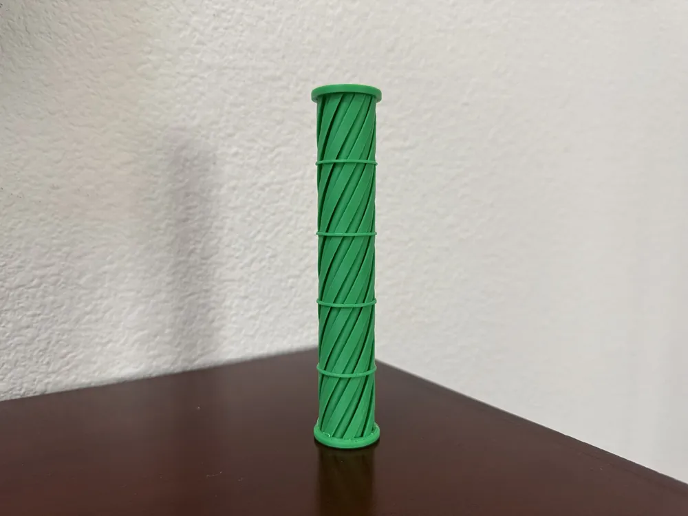 Bamboo Spiral Passthrough Fidget - Free 3D Print Model - MakerWorld