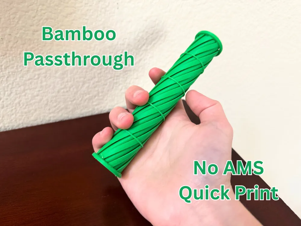 Bamboo Spiral Passthrough Fidget - Free 3D Print Model - MakerWorld