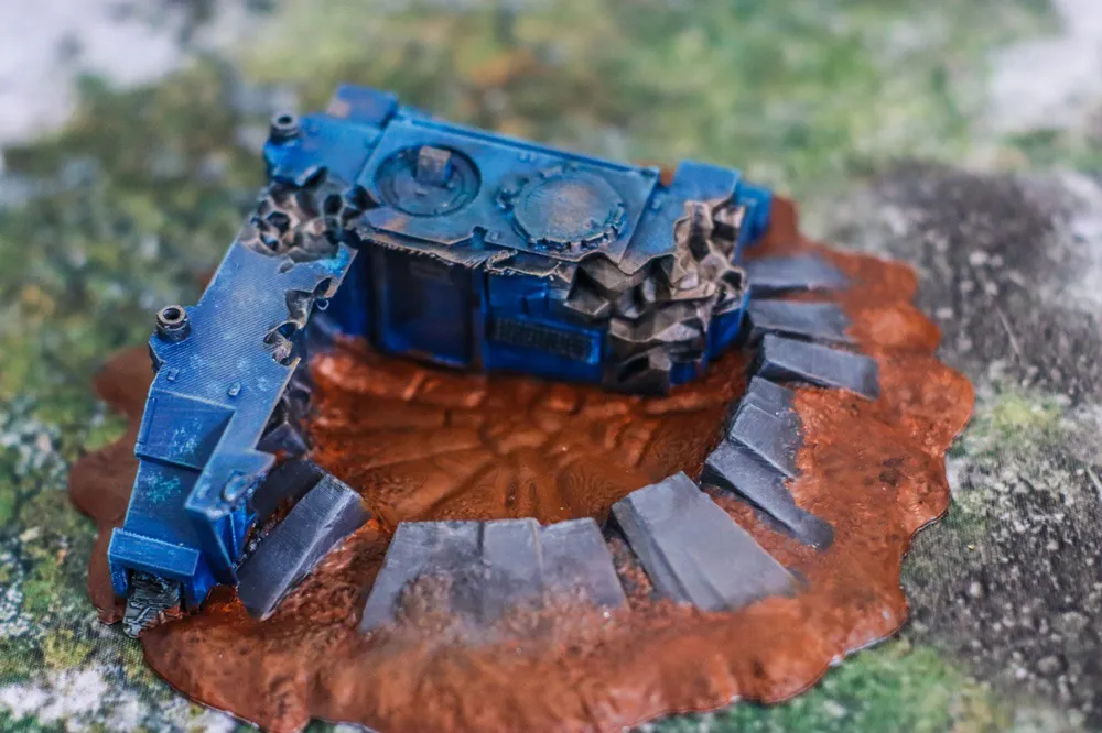 APC Tank Space Soldier Wreck in crater Terrain Remixed by waszuessen ...