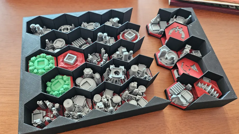 Terraforming Mars board game insert with 3D tiles - Free 3D Print Model ...