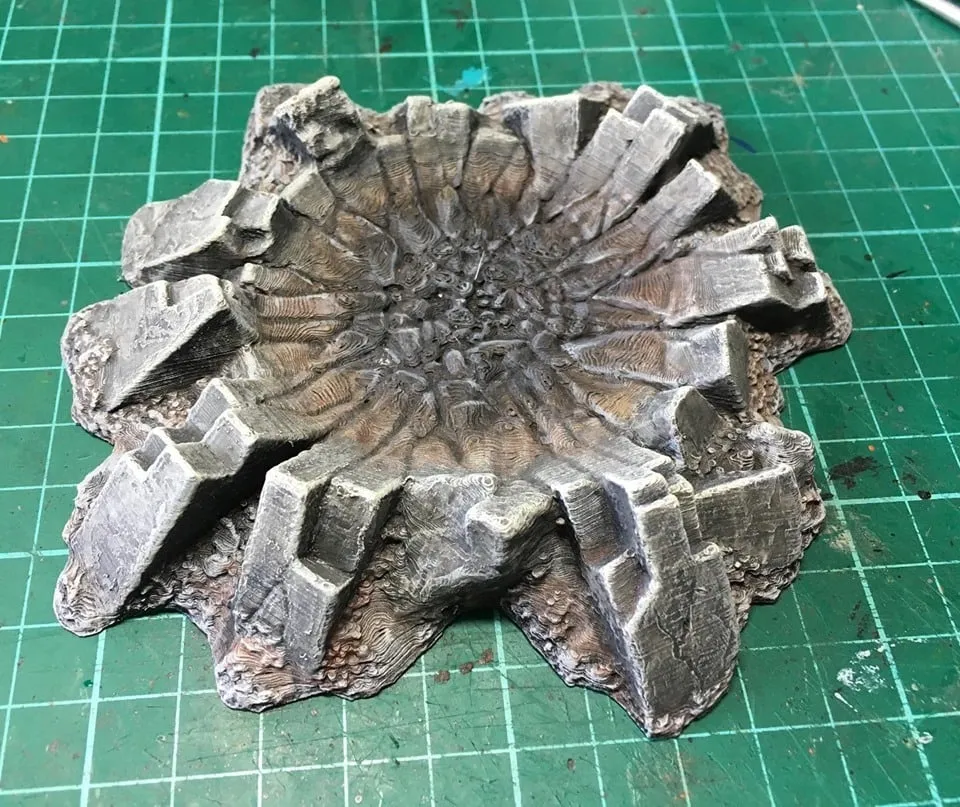 Big Crater Terrain Remixed by vit.vkh - MakerWorld