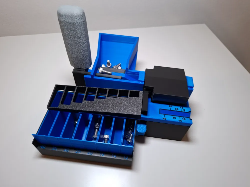 Mechanical M6 Bolt/Screw Sorting Device by EmGi MakerWorld: Download ...