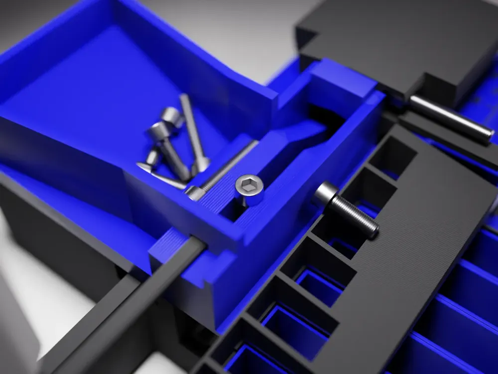 M6机械螺栓/螺丝分拣装置 来自 EmGi MakerWorld：免费下载 3D 模型