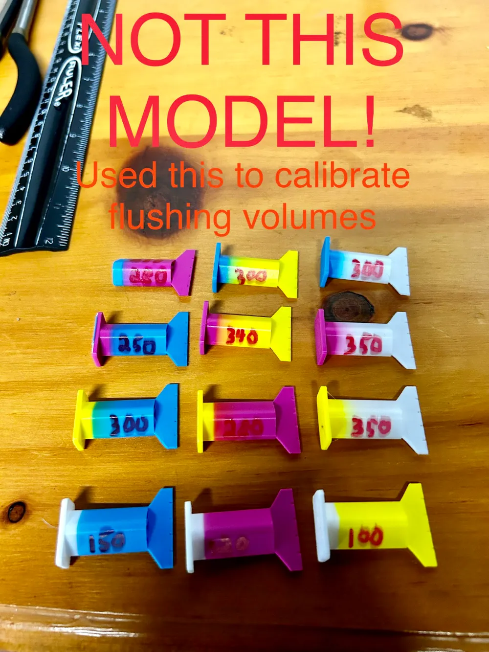 CMYK Calibrated Flushing Volumes with Bambu Lithophane Profile by ...