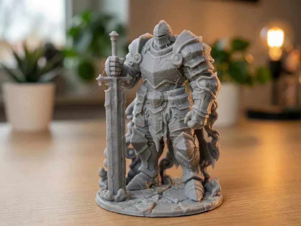 Heavy Armored Knight - Free 3D Print Model - MakerWorld