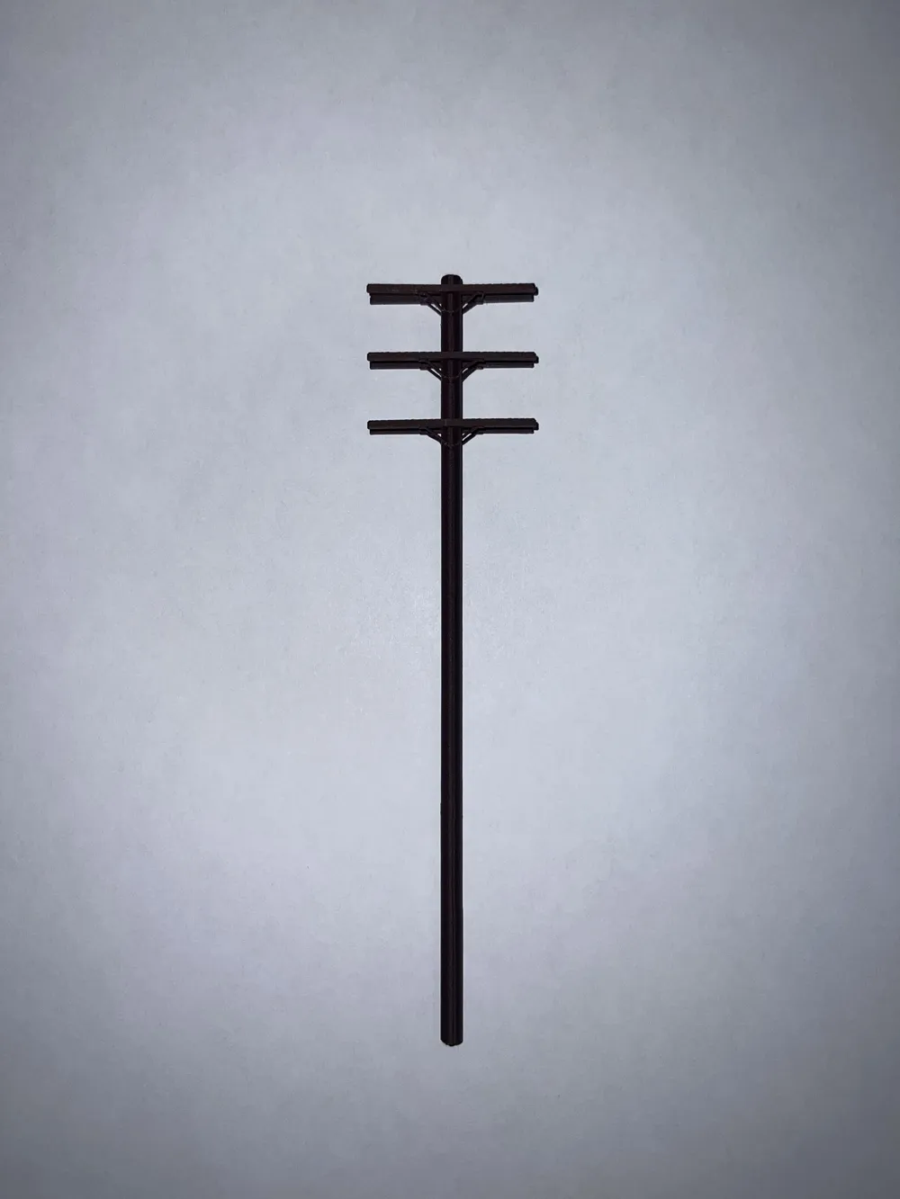 Telephone Pole for HO Scale Layout - 6 Cross Arms by messner1 ...