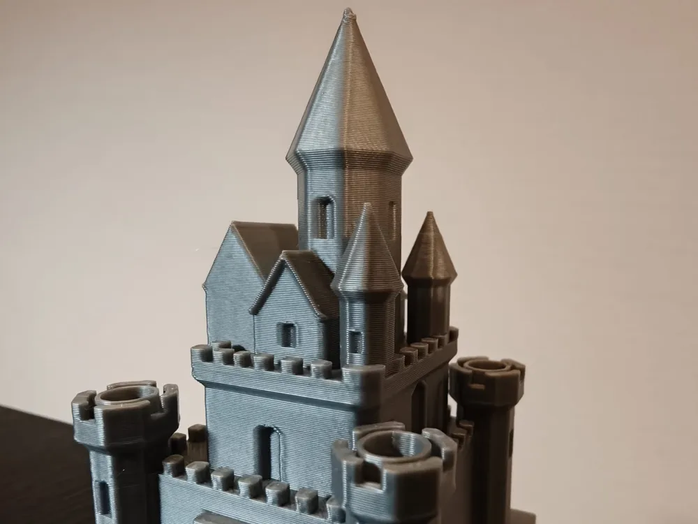 Fantasy Medieval Castle - Free 3D Print Model - MakerWorld