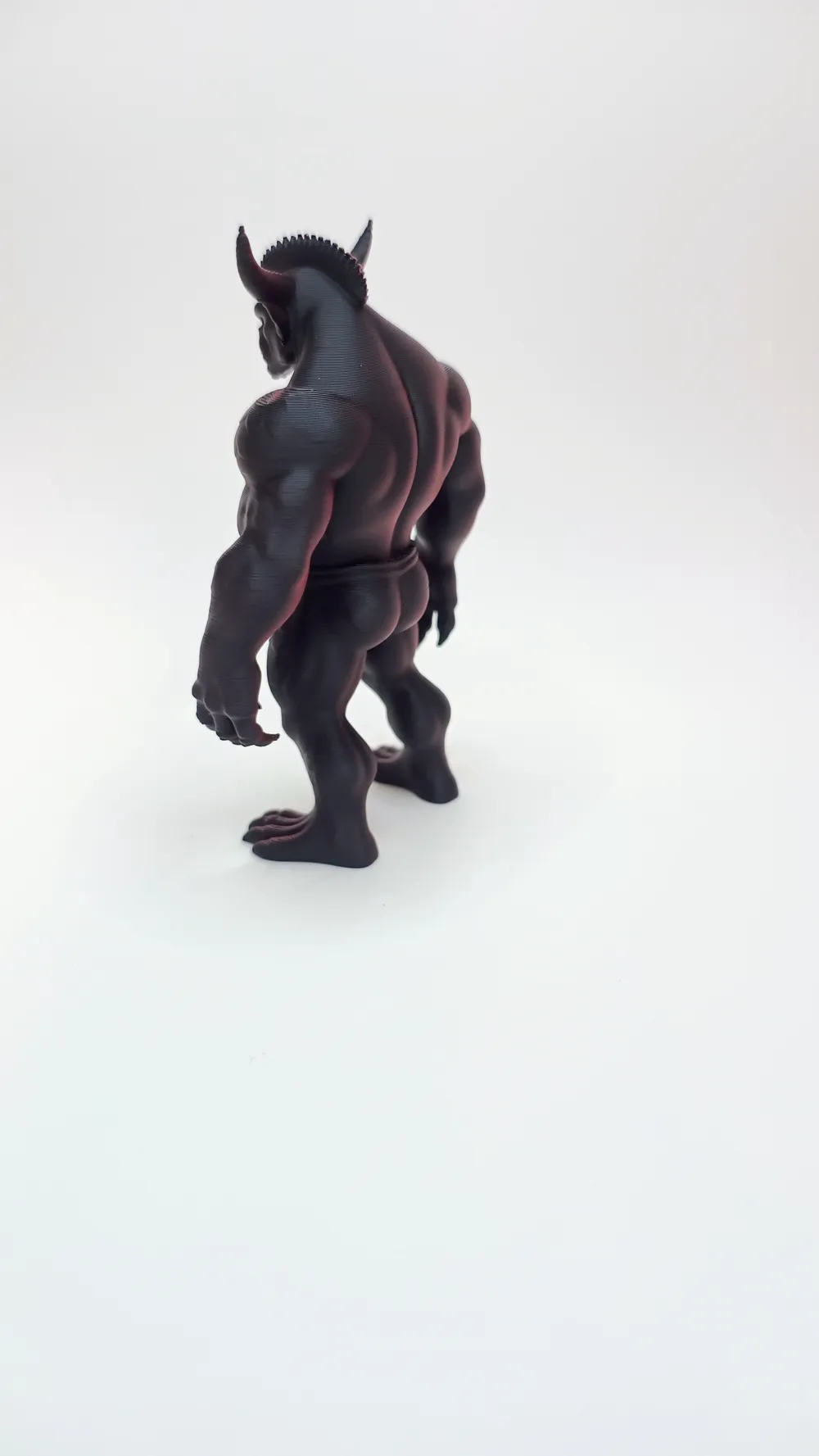 Horned Titan of Demonic Fury - Free 3D Print Model - MakerWorld