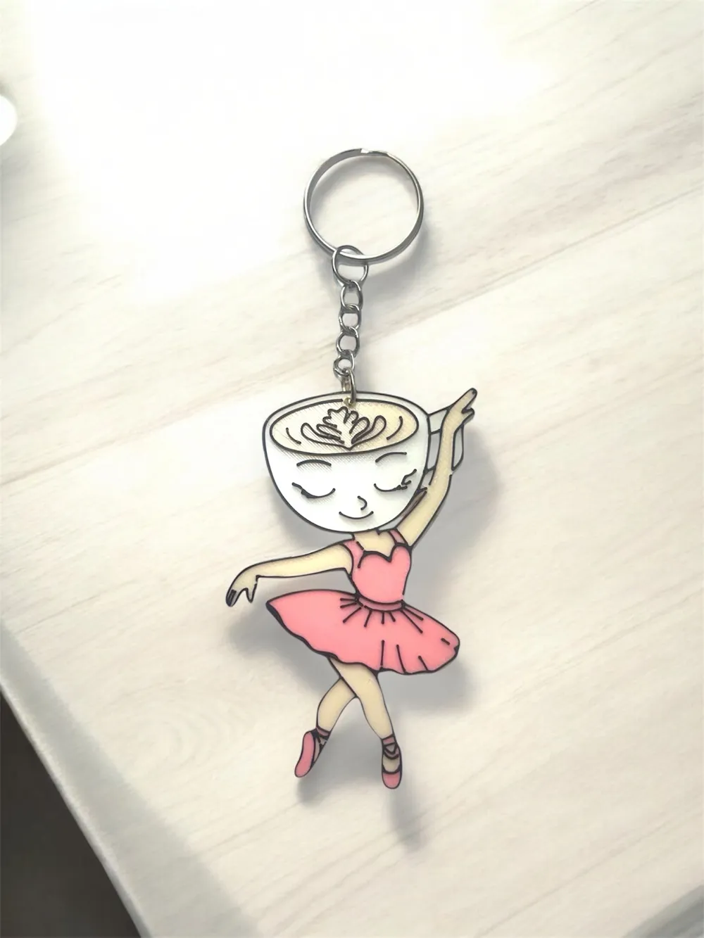 Capuchin Ballerina Keychain by cositas con alma MakerWorld: Download ...