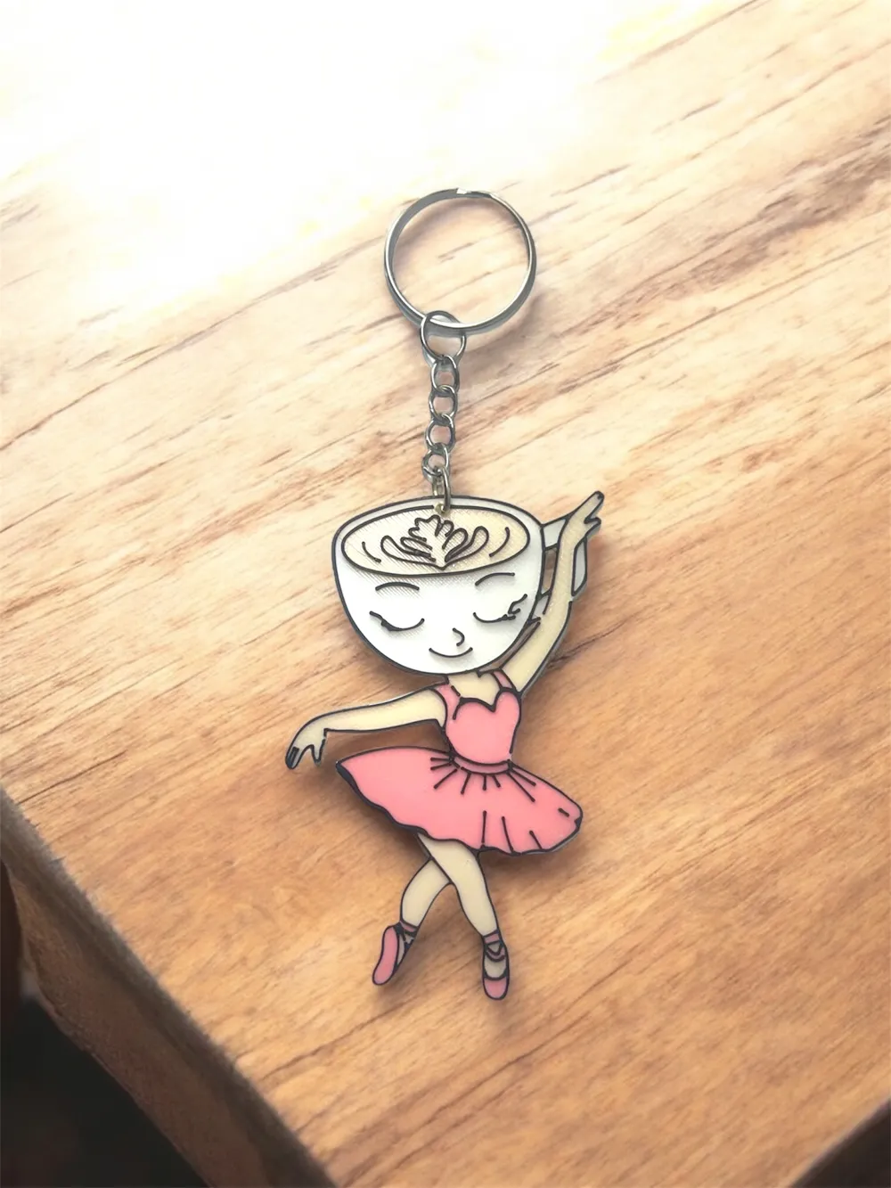 Capuchin Ballerina Keychain by cositas con alma MakerWorld: Download ...