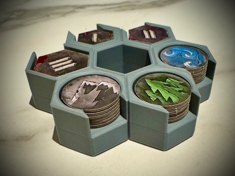 Witcher: The Old World Token Holder / Organizer by Draknaix - MakerWorld