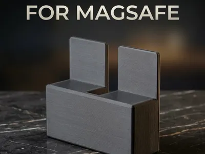 MacBook MagSafe Edge Dock - Free 3D Print Model - MakerWorld