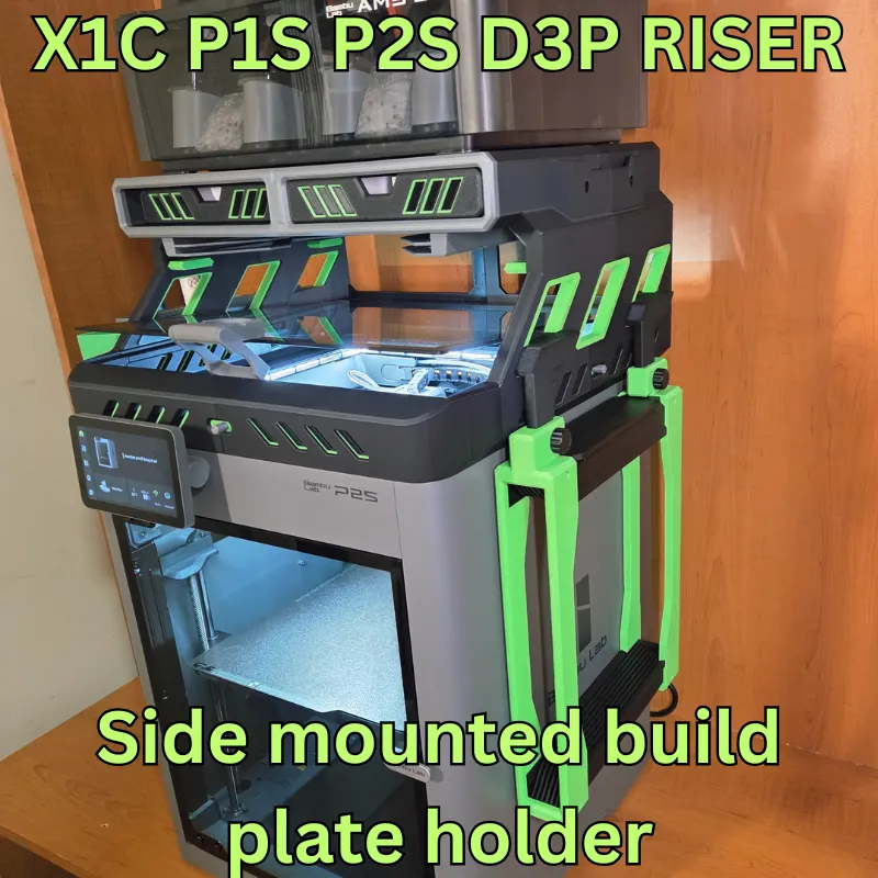 X1C P1S P2S D3P Side build plate holder - Free 3D Print Model - MakerWorld