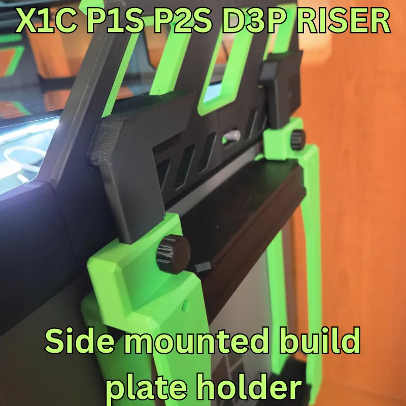 X1C P1S P2S D3P Side build plate holder - Free 3D Print Model - MakerWorld