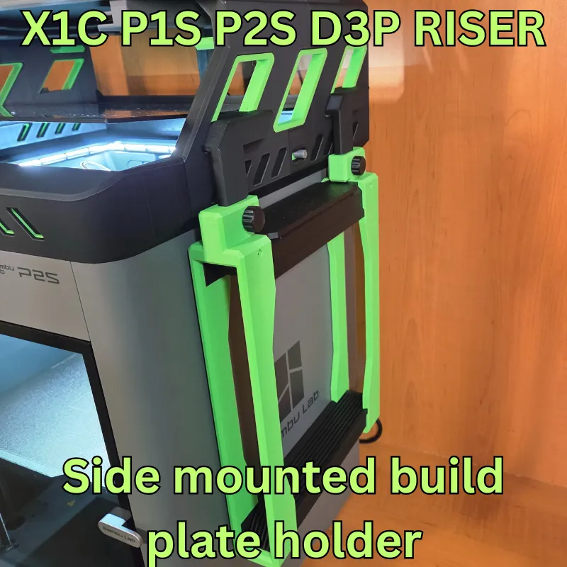 X1C P1S P2S D3P Side build plate holder - Free 3D Print Model - MakerWorld