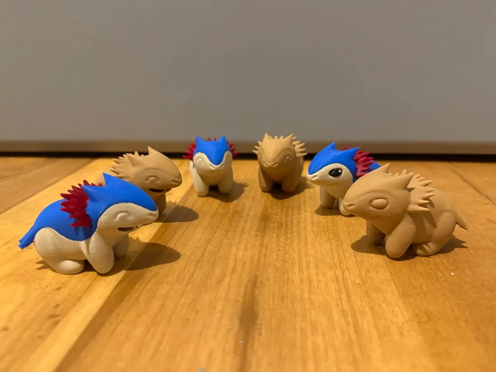 Chibi Typhlosion - multiple poses by hjs19 MakerWorld: Download Free 3D ...
