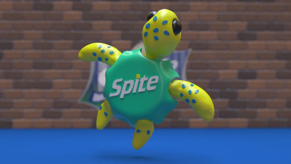 Bottle Cap Sea Turtle - Articulated by The inked Oak MakerWorld ...