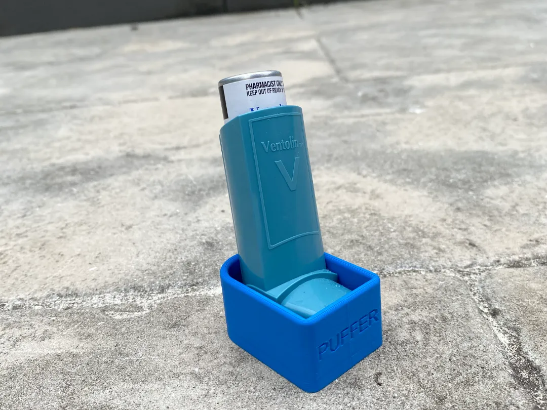 Asthma puffer/Ventolin stand - Free 3D Print Model - MakerWorld