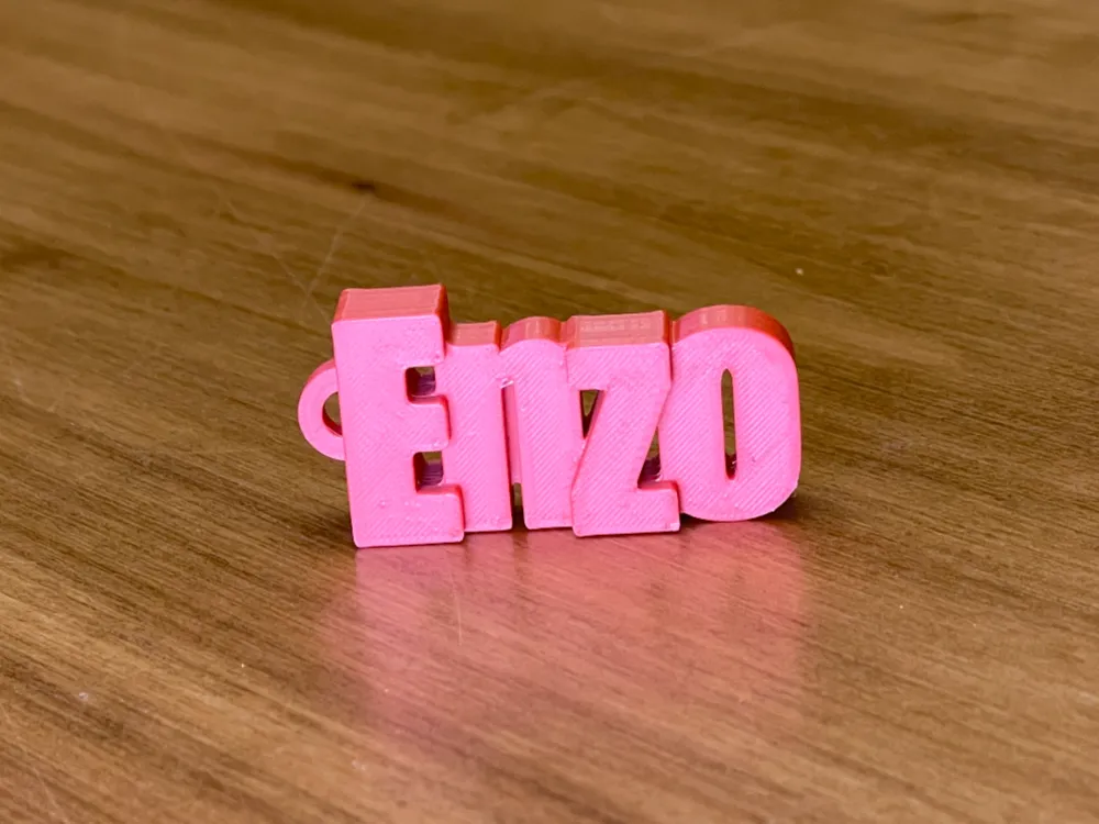 Enzo Name Keychain by STACK3D DESIGNS MakerWorld: Download Free 3D Models