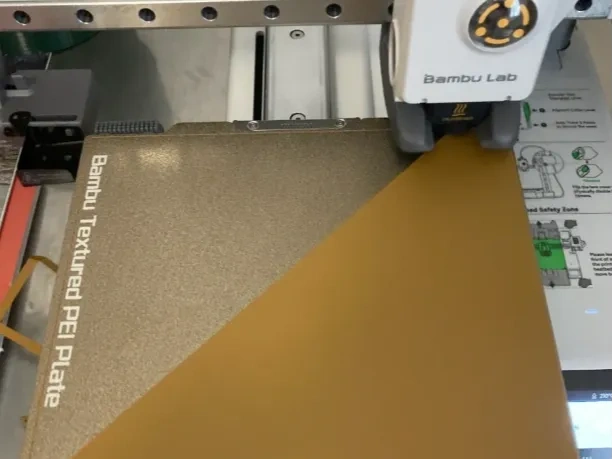 A1 mini first layer test! See how precise your printer is? A half-hour ...