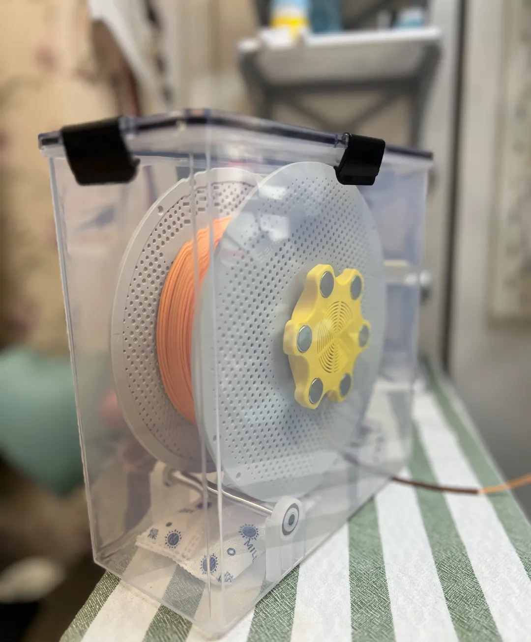 Filament Spool Dryer without lid retracting system (supports 4L, 5L ...