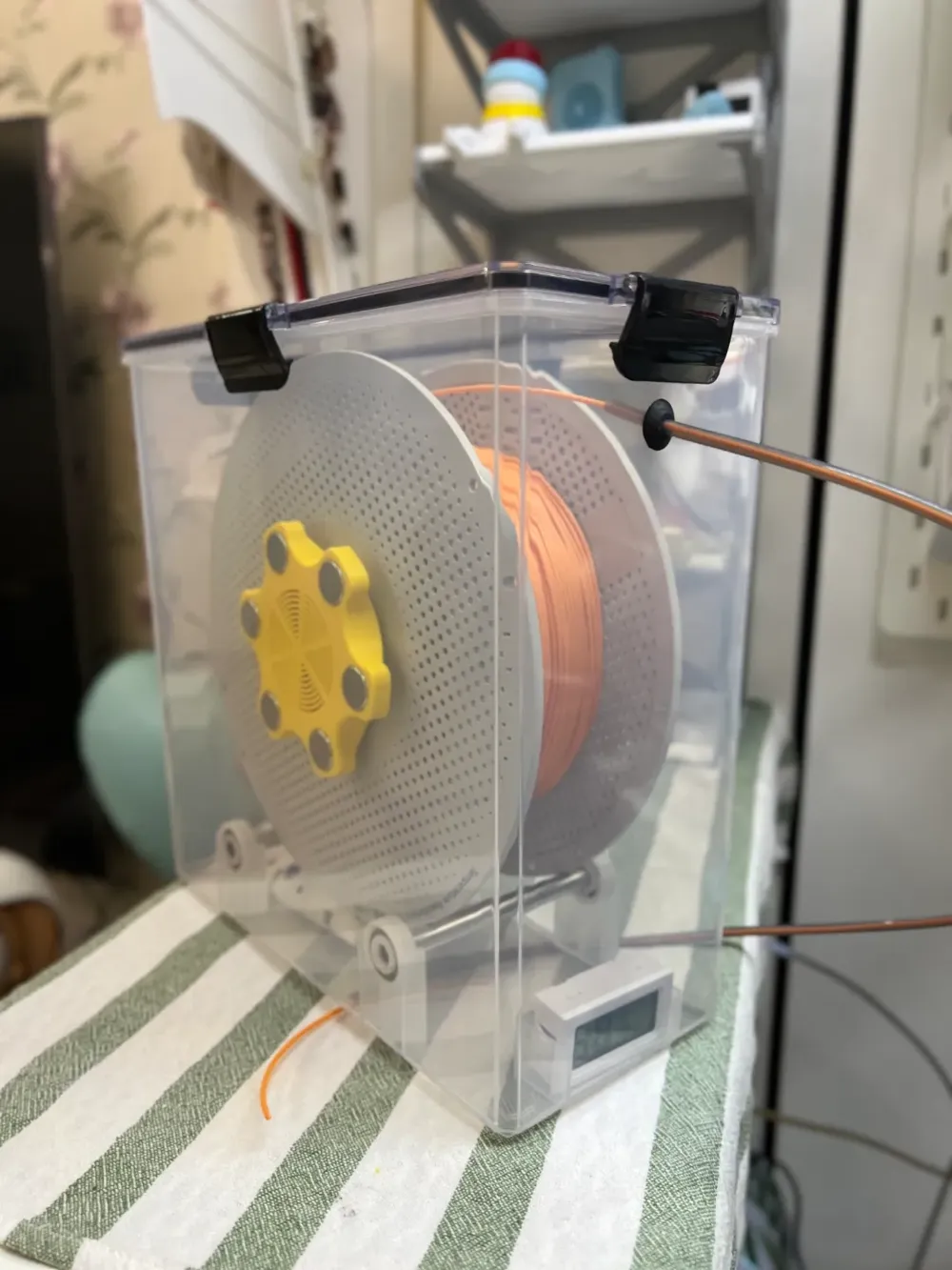 Filament Spool Dryer without lid retracting system (supports 4L, 5L ...