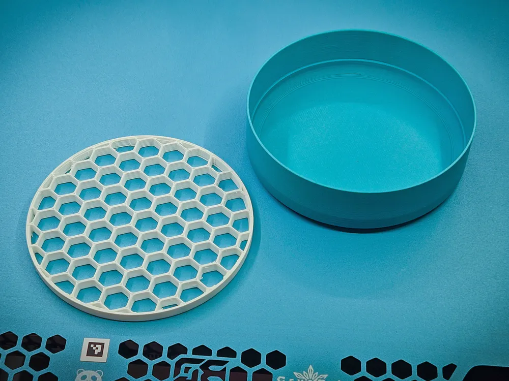 Round drip tray d=74mm by ArisTos - MakerWorld